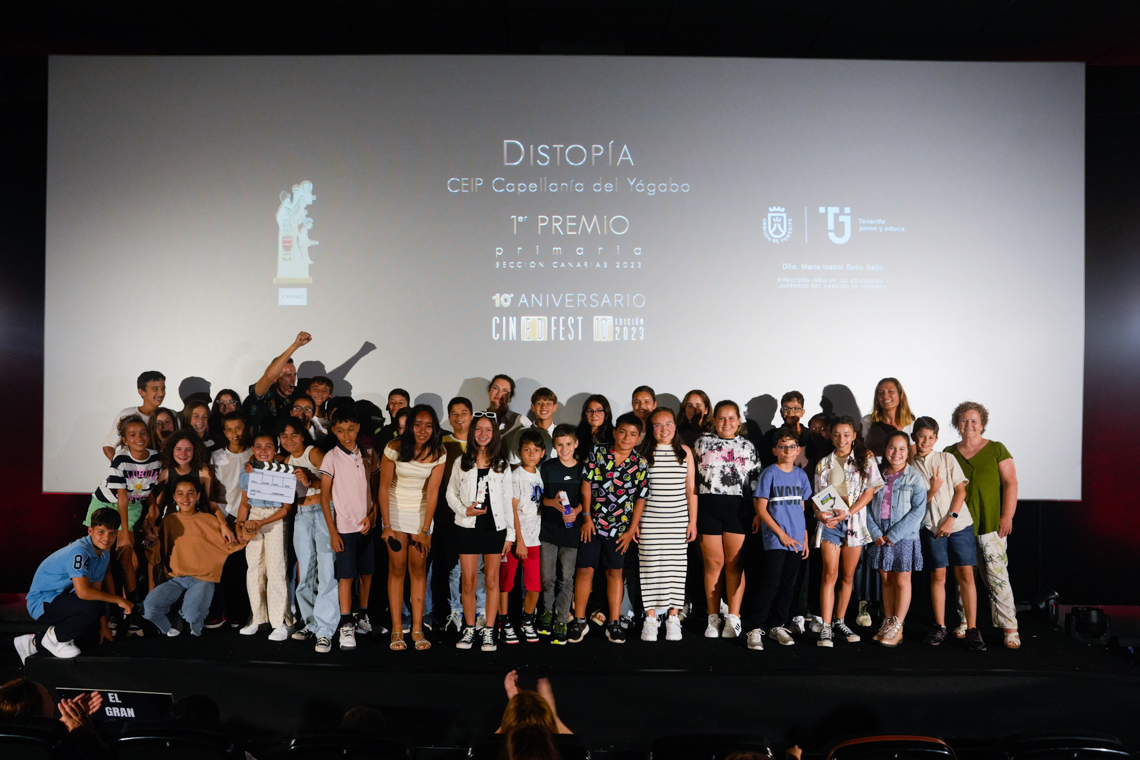 El CEIP Capellanía del Yágabo, de Lanzarote, consigue el Primer Premio de Primaria en el Cinedfest